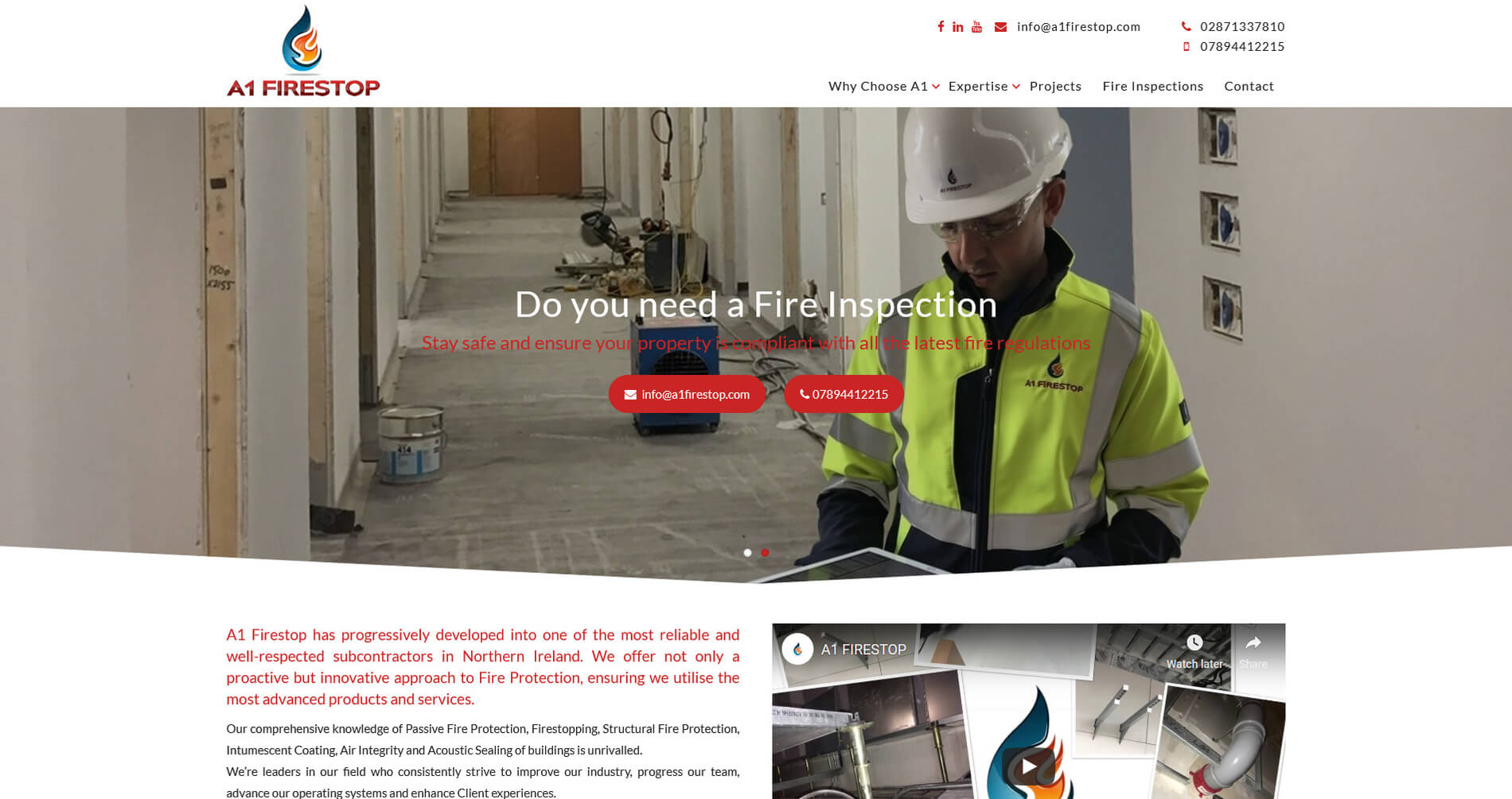 A1 Firestop | D4 Webdesign